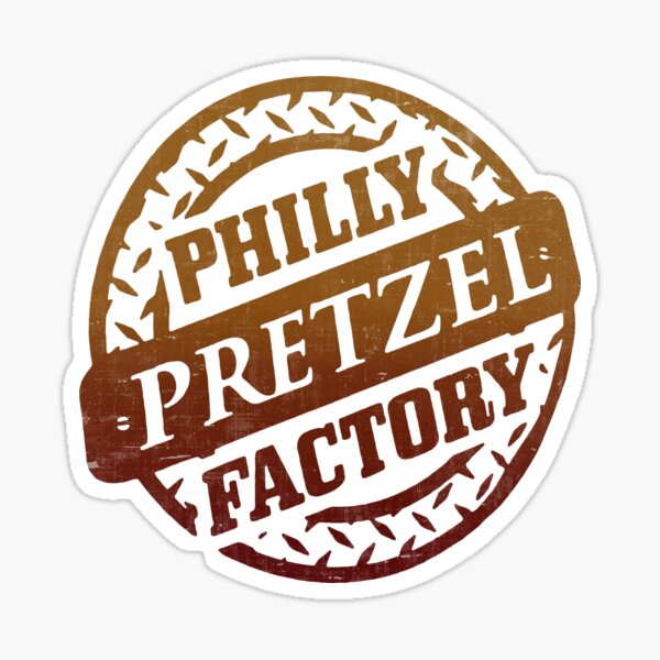 "Philly Pretzel Factory " Sticker for Sale by WardReunion | Redbubble