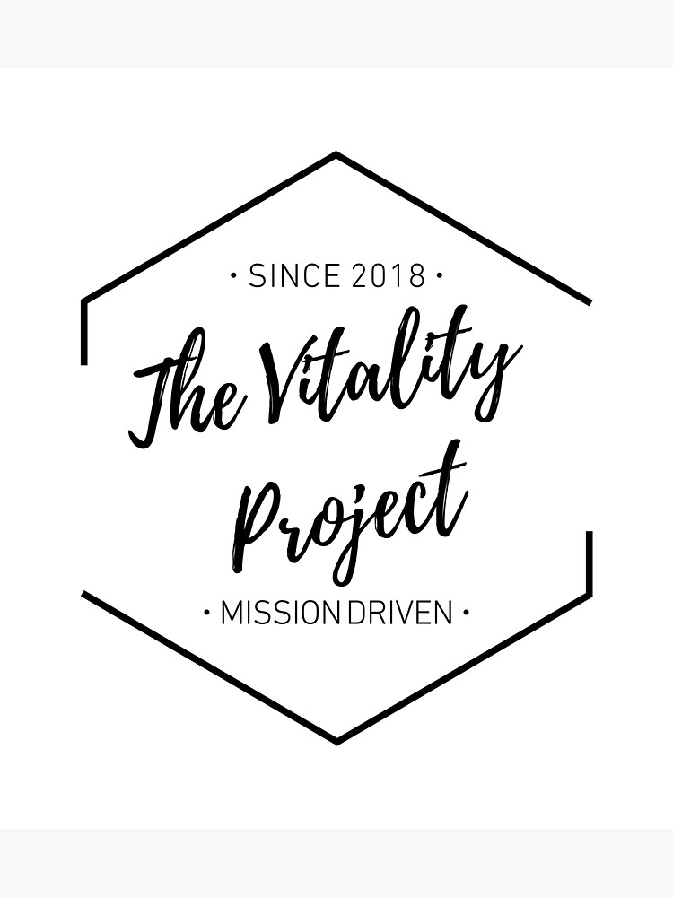 "The Vitality Project" Sticker for Sale by vitalityproject | Redbubble