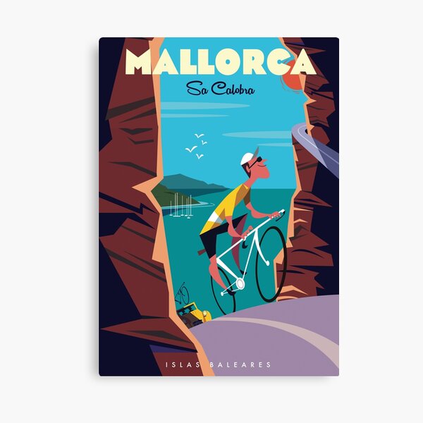 "Sa Calobra poster" Canvas Print for Sale by GAGodel | Redbubble