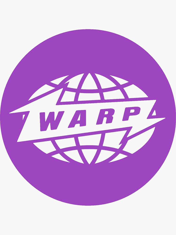 "Warp Purple" Sticker for Sale by NovayaMuzyka | Redbubble