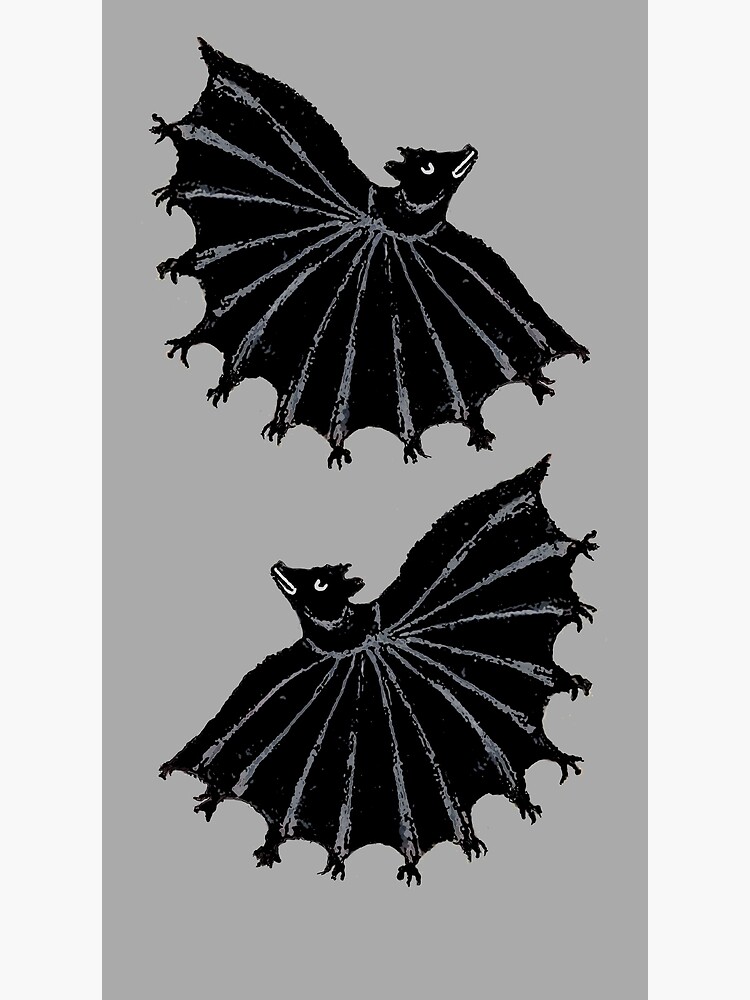 "Medieval rappresentation of Bat pattern version" Poster by Aura-E ...