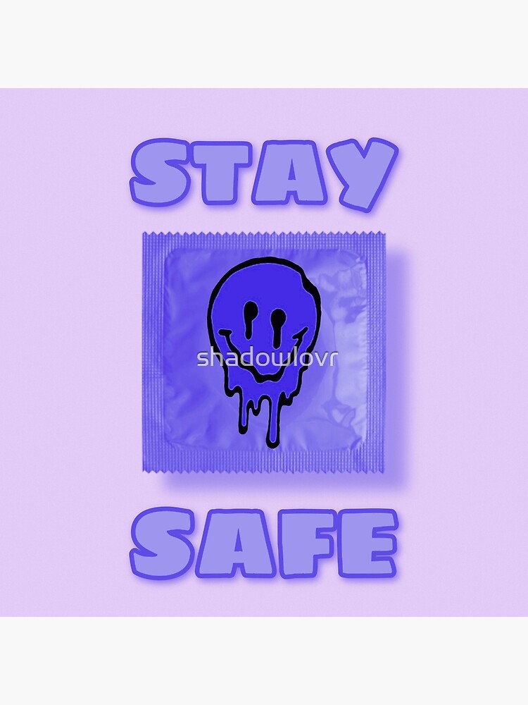 "Stay Safe (Purple)" Poster for Sale by shadowlovr | Redbubble