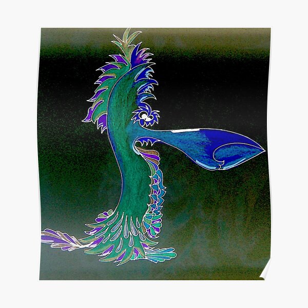 "uccellino nel buio" Poster by anata77 | Redbubble