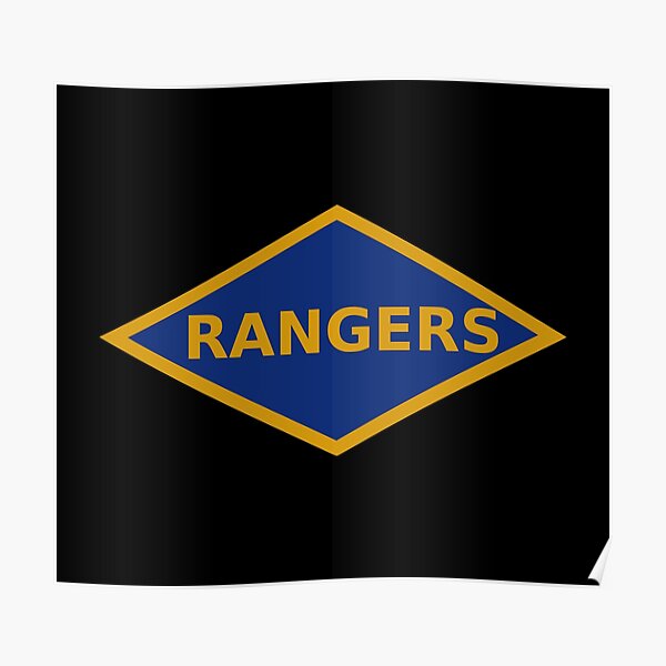 "WW2 Ranger Patch " Poster by StrongVlad | Redbubble