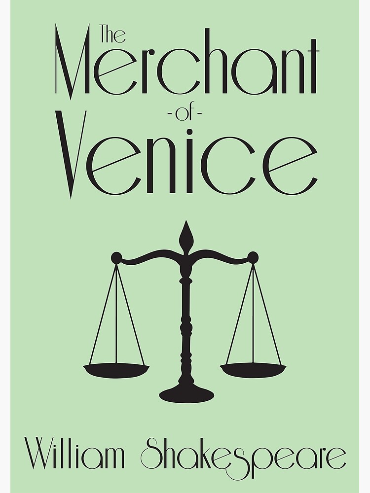 "Minimalist Shakespeare Poster - The Merchant of Venice" Poster for ...