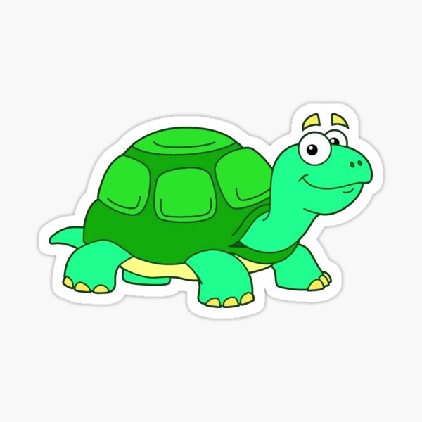 "Turtle cartoon" Sticker for Sale by Cartoon-animals | Redbubble