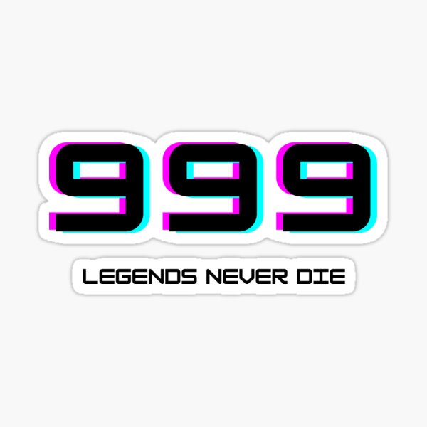 Juice Wrld 999 Legends Never Die Stickers | Redbubble