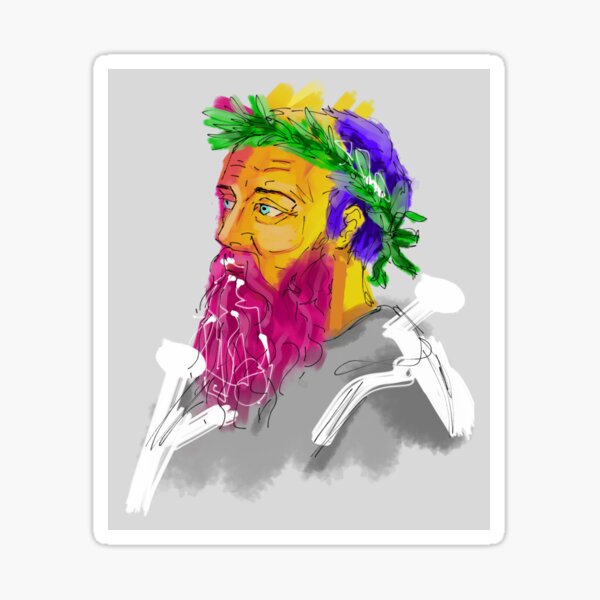 "Heraclitus Philosopher" Sticker by KennyLucky | Redbubble
