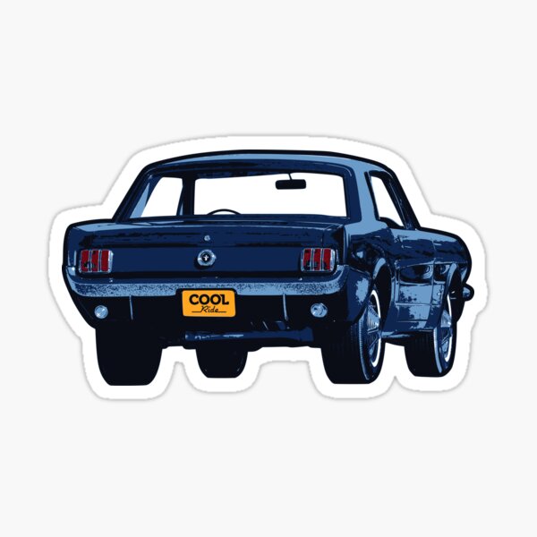 "64-66 Blue Stang" Sticker for Sale by CoolRide | Redbubble