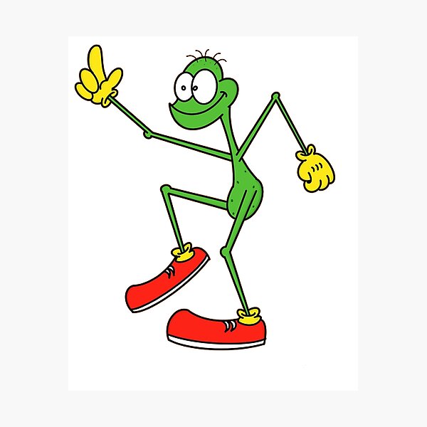 "Long Shoes Froffy Frog" Photographic Print for Sale by LesDessinsDeGab ...