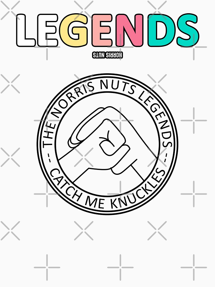 "Norris Nuts Legends - Catch Me Knuckles" T-shirt for Sale by ...
