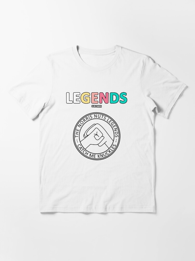 "Norris Nuts Legends - Catch Me Knuckles" T-shirt for Sale by ...