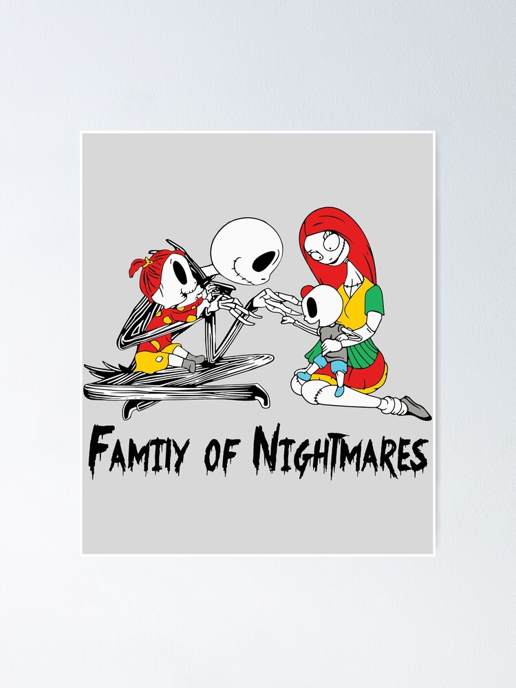 "Family of Nightmares" Poster for Sale by Abdelkrim00 | Redbubble