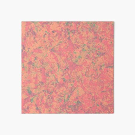 " Cluster of hot pink and pink green leaves " Art Board Print by ...