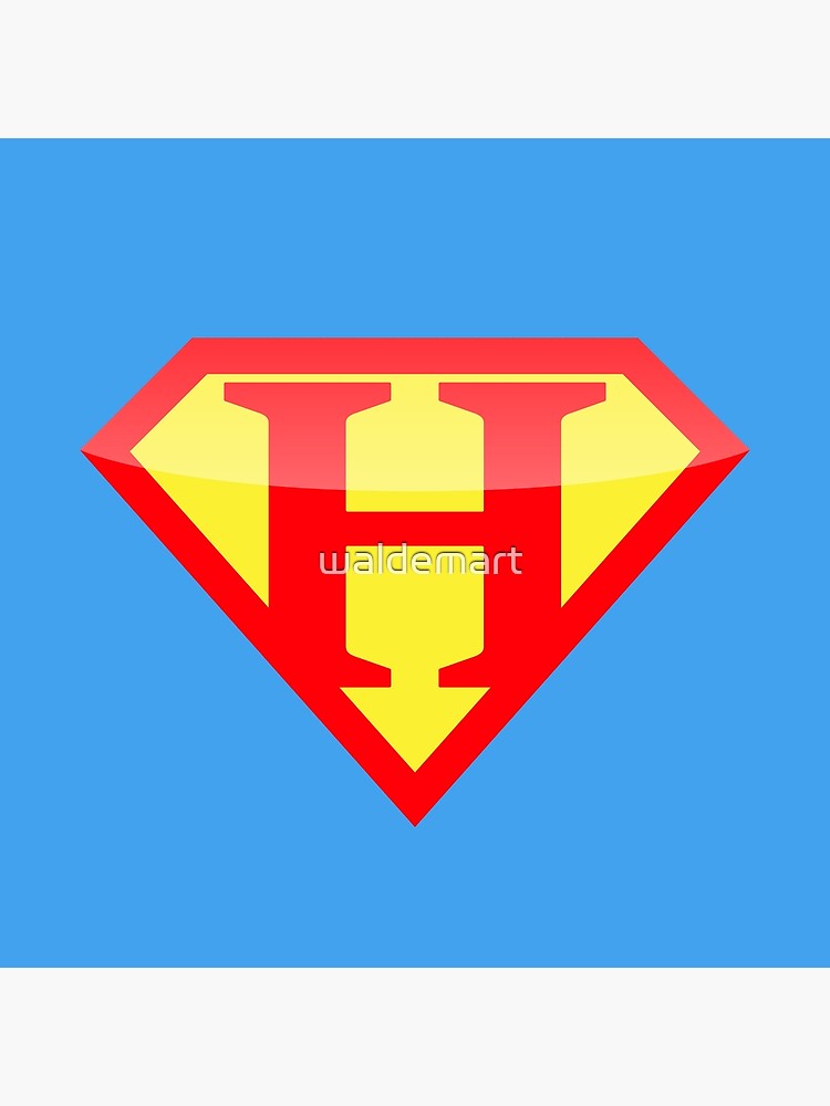 "Superhero symbol. Letter H logo." Art Print for Sale by waldemart ...