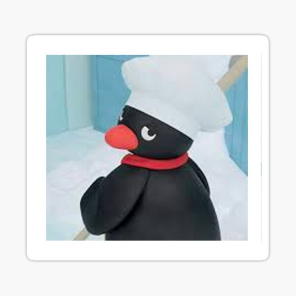 "Pingu The Penguin Angry Cook - Noot Noot" Sticker for Sale by Luseres ...