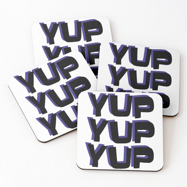 "Dr. Crieger Yup Yup Yup Archer Meme" Coasters (Set of 4) for Sale by ...