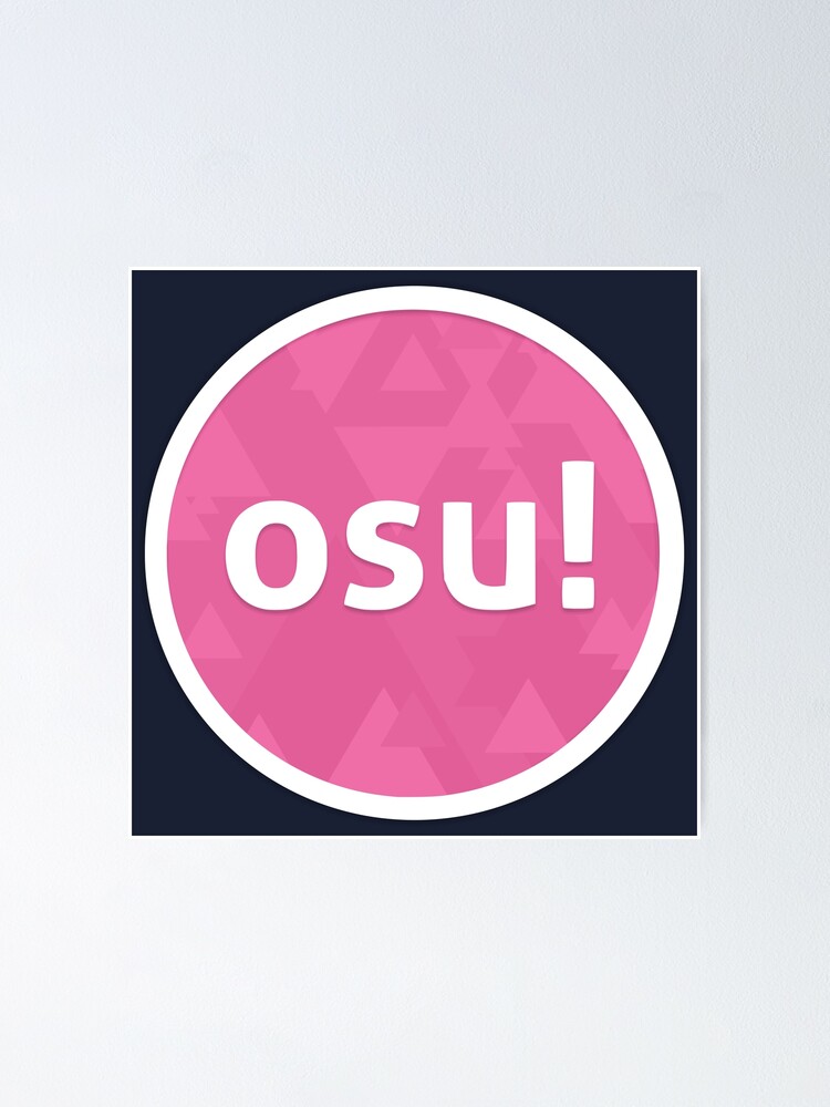  osu Poster For Sale By Retro Freak Redbubble