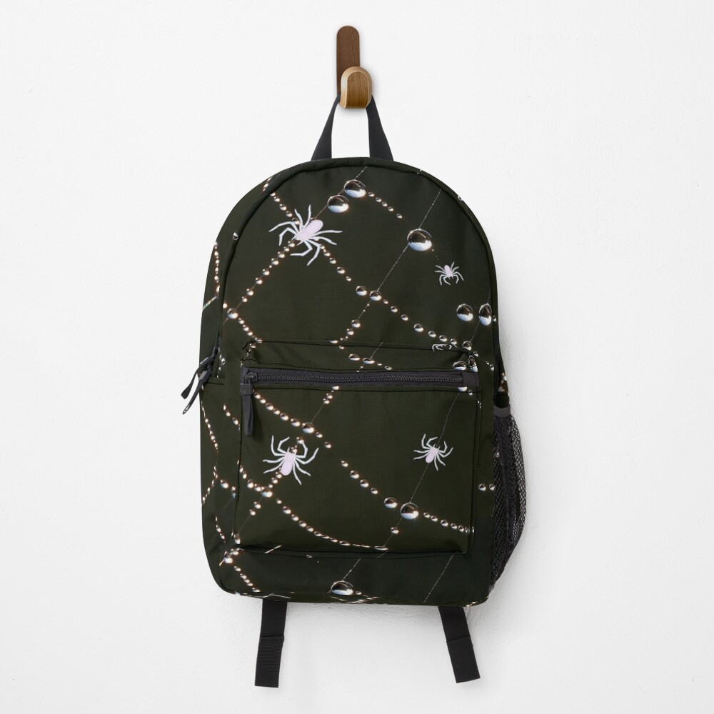 "Spiders On Wet Cobweb" Backpack for Sale by zoe316 | Redbubble