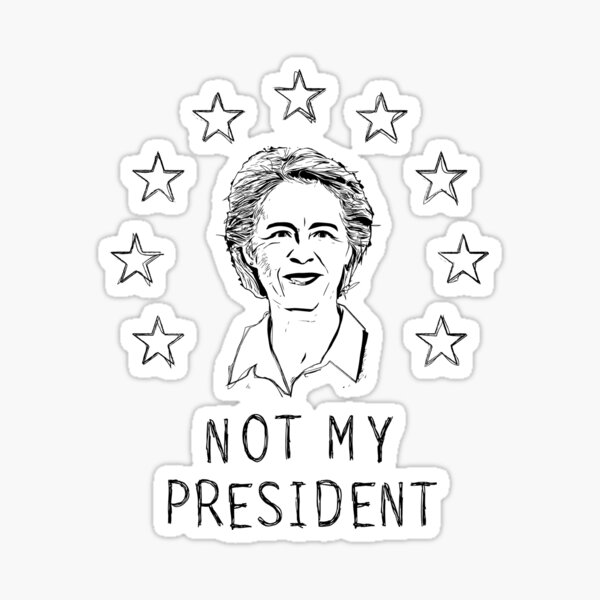 "Not my President Ursula von der Leyen" Sticker for Sale by Teecha ...
