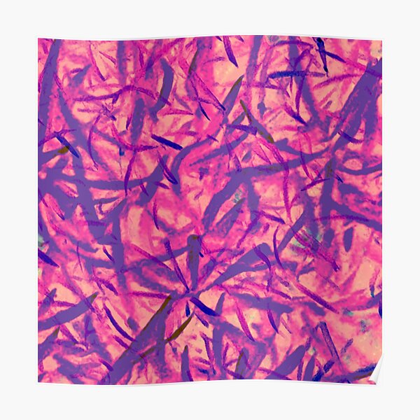 "Hot Pink and purple rays" Poster by Markflow | Redbubble