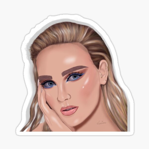 "Perrie Edwards ( Fan art)" Sticker by Vivs-Art | Redbubble