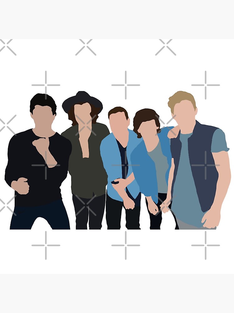 "One Direction FOUR Silhouette" Poster by carowilson | Redbubble