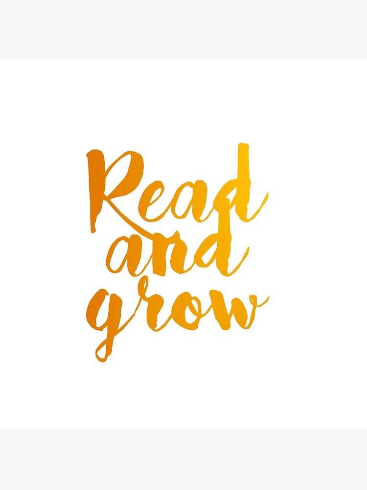 "Read and grow golden word art" Sticker for Sale by thefandomstore ...