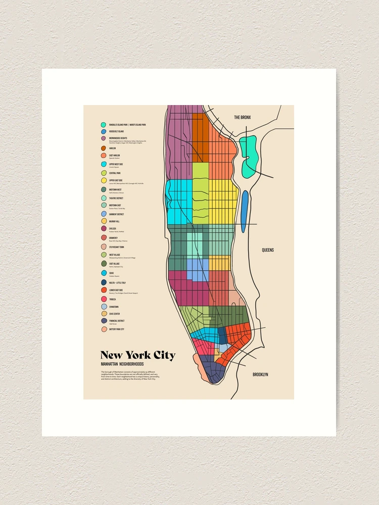 Nyc Neighborhood Map New York City Conservapedia