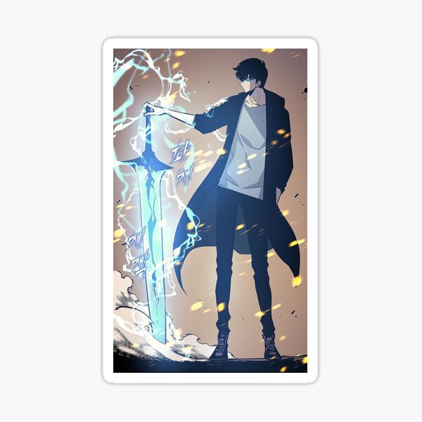 "Design Solo leveling " Sticker for Sale by Balayette-shop | Redbubble