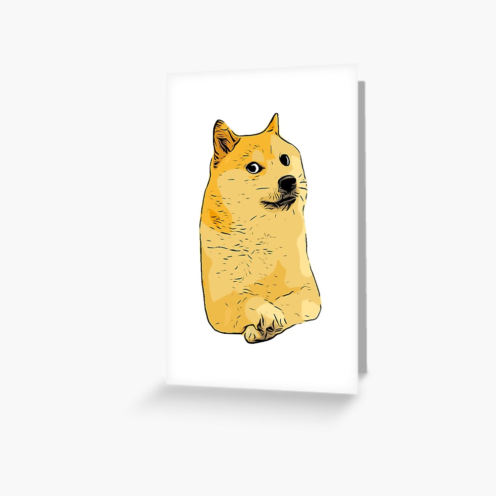"Doge MEME" Greeting Card by Moedesigns | Redbubble