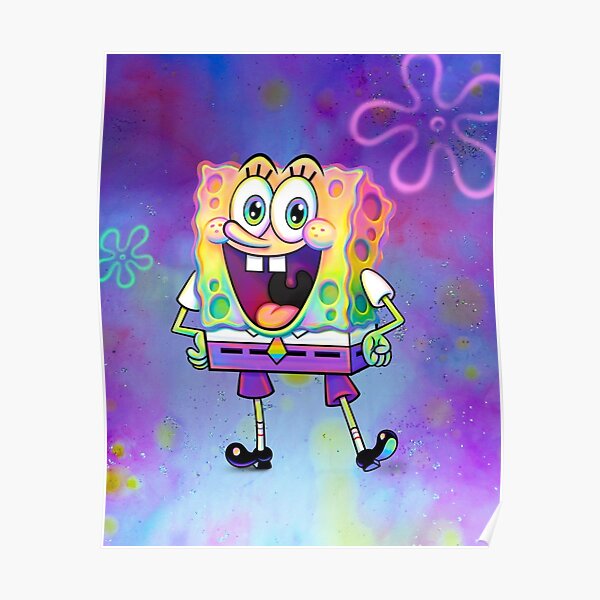 "Violet Spongebob " Poster by Ladyvml | Redbubble