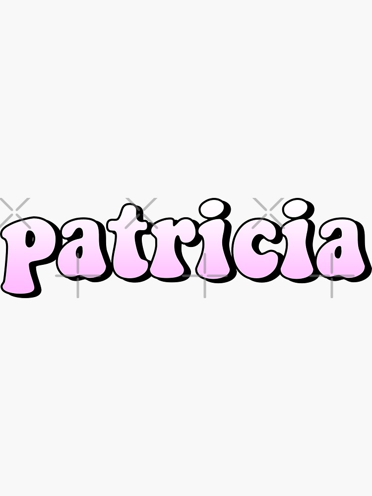 "aesthetic pastel pink gradient patricia name" Sticker by STAR10008 ...