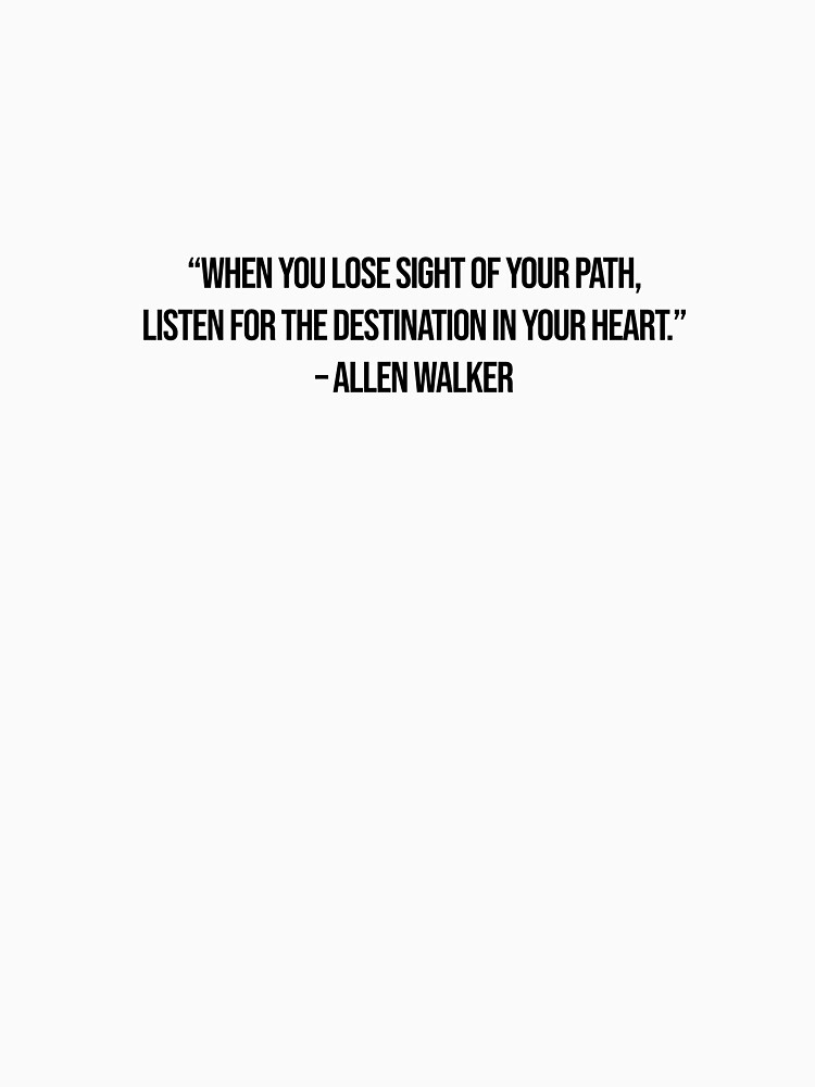"Allen walker - Quote " T-shirt for Sale by Epicanimequotes | Redbubble ...