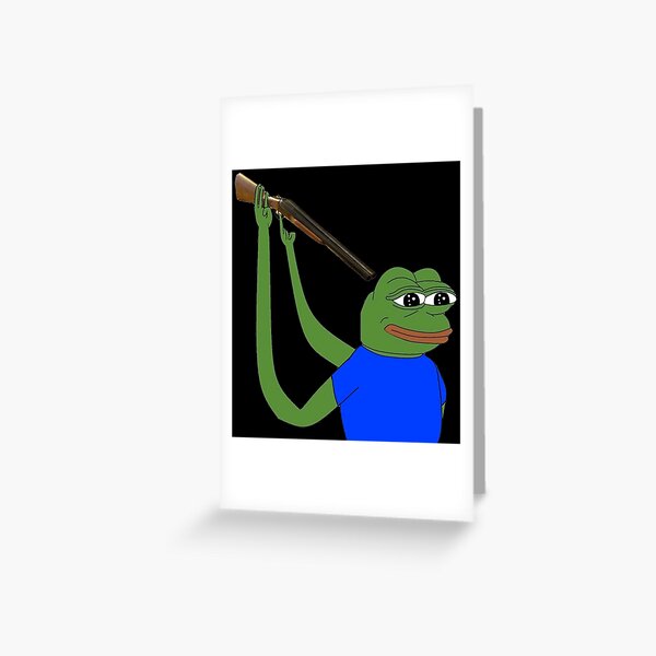 "Pepe the frog meme killing herself" Greeting Card for Sale by Omeris ...