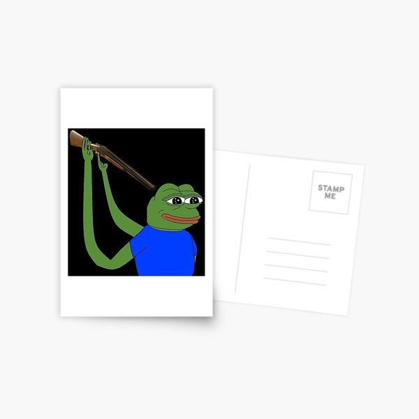 "Pepe the frog meme killing herself" Postcard for Sale by Omeris ...