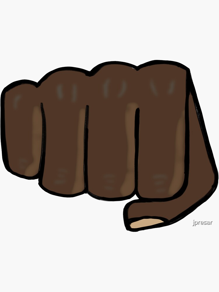 "Fist bump 3" Sticker by jpresar | Redbubble