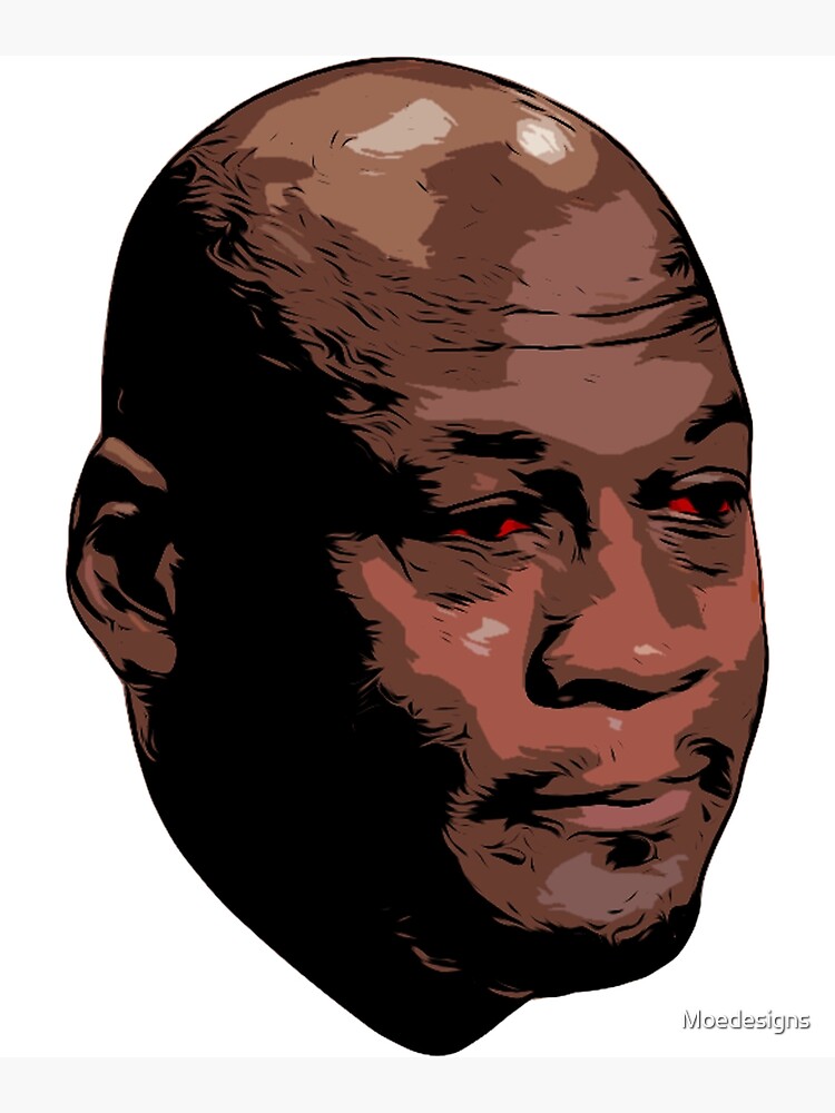 "Crying Jordan MEME" Poster for Sale by Moedesigns | Redbubble