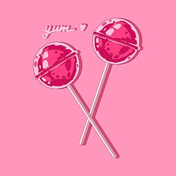 "Sweet pink lollipop" Sticker for Sale by AnGoArt | Redbubble