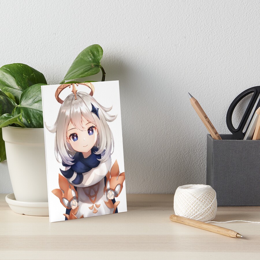 "Paimon cute genshin Impact" Art Board Print by elfercar | Redbubble