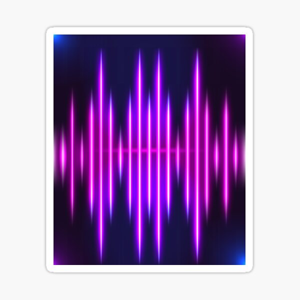 "Technology Design With Light Rays" Sticker for Sale by VikiQuick ...