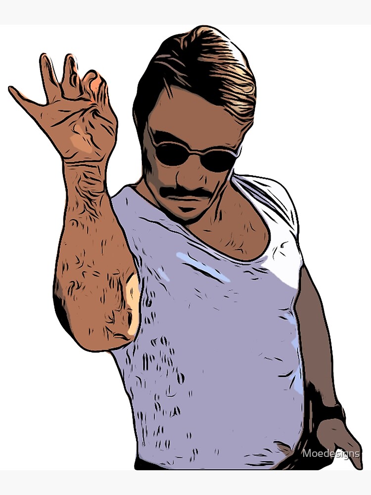 "Saltbae Popart MEME" Poster for Sale by Moedesigns | Redbubble