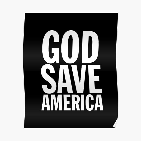 "Kanye 2020 Merch-God Save America" Poster for Sale by FanShop858 ...