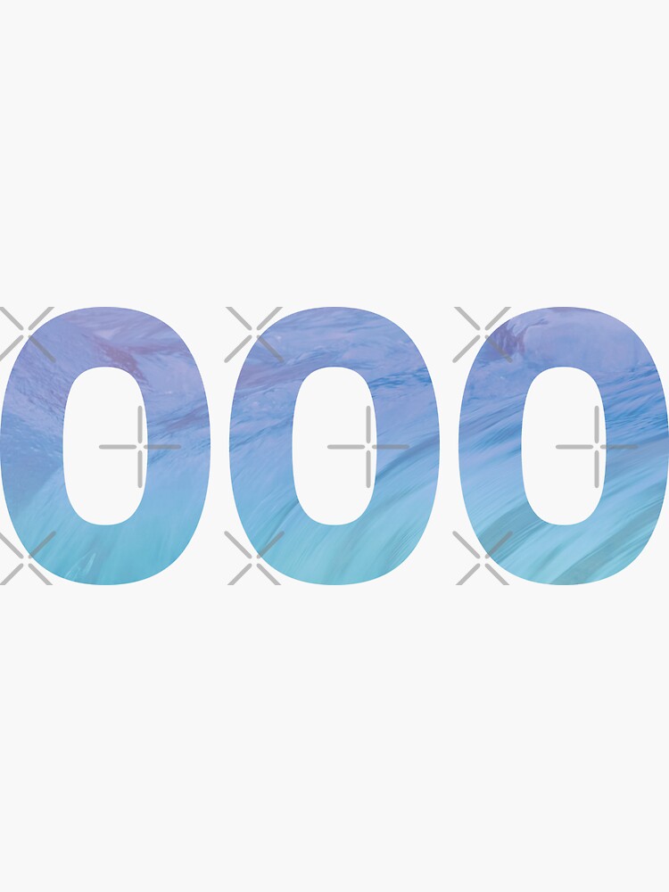 "000 Angel number" Sticker for Sale by namaste-you | Redbubble