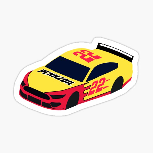 "Joey Logano #22 car nascar " Sticker for Sale by imjolie | Redbubble