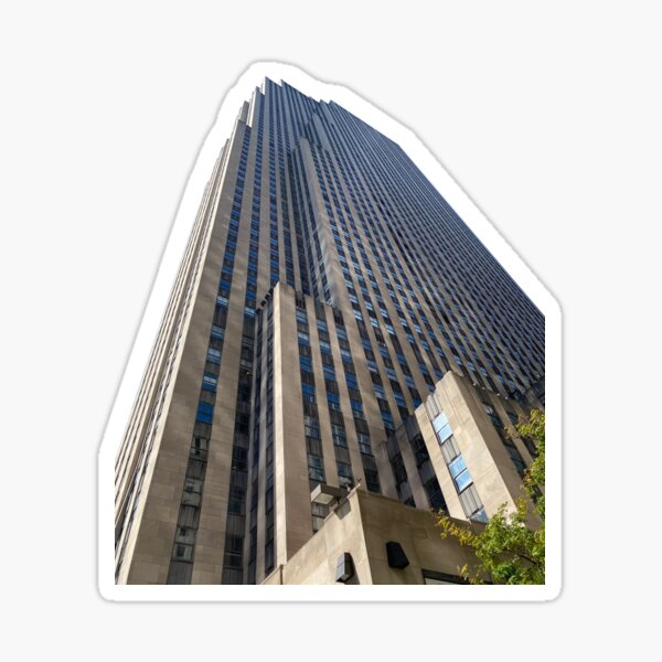 "Rockefeller Center" Sticker by hgg1 | Redbubble
