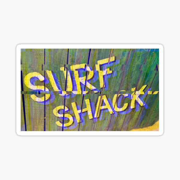 "Surf Shack" Sticker for Sale by Artisticoncept | Redbubble