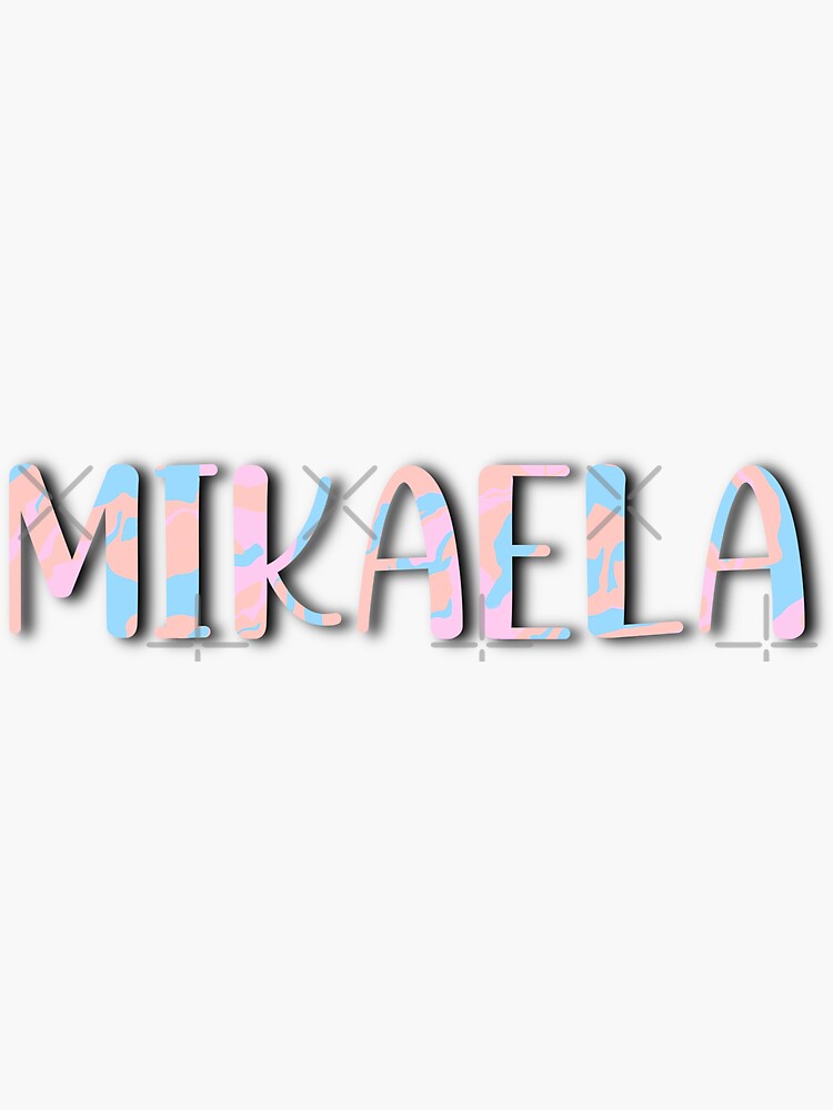 "Mikaela" Sticker for Sale by dolphin1128 | Redbubble