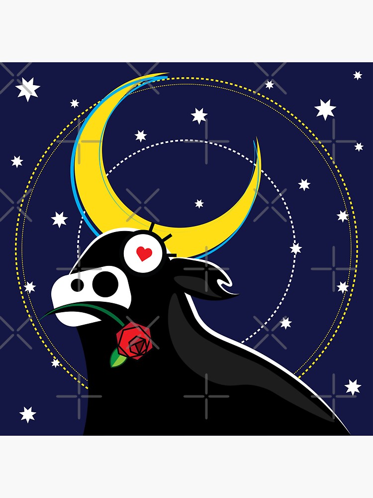 "Toro enamorado!" Sticker for Sale by Raul-Raziel | Redbubble