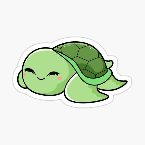 "Cute baby turtle animal" Sticker for Sale by Imutobi | Redbubble